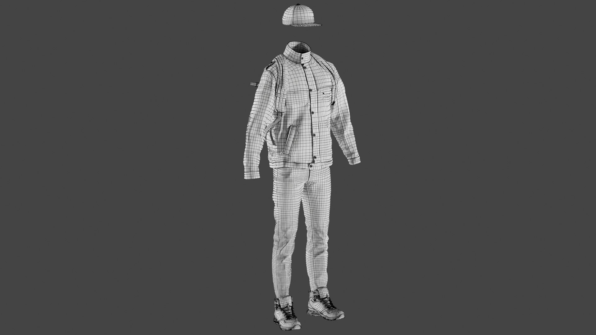 3D Mesh Clothing 22 - - TurboSquid 1667360