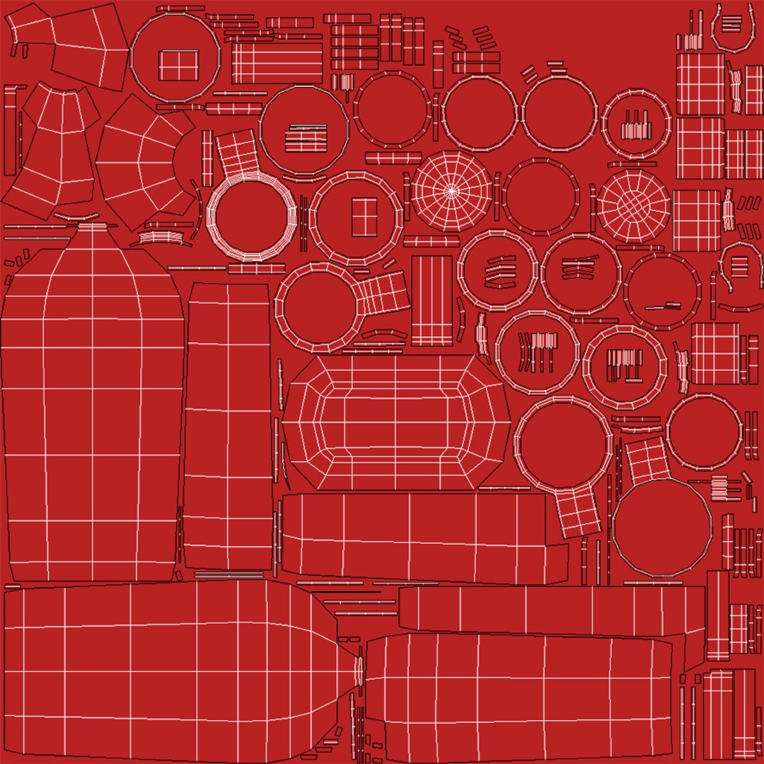 Red Flask 3D - TurboSquid 1982549