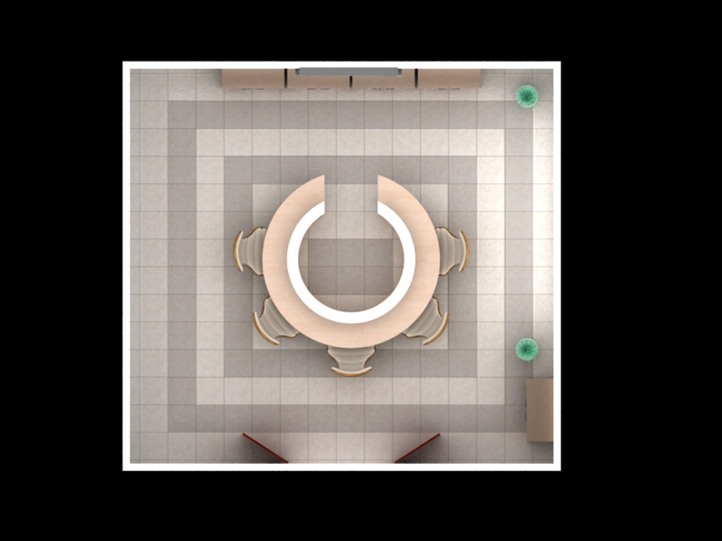 3d Model Of Room Meeting
