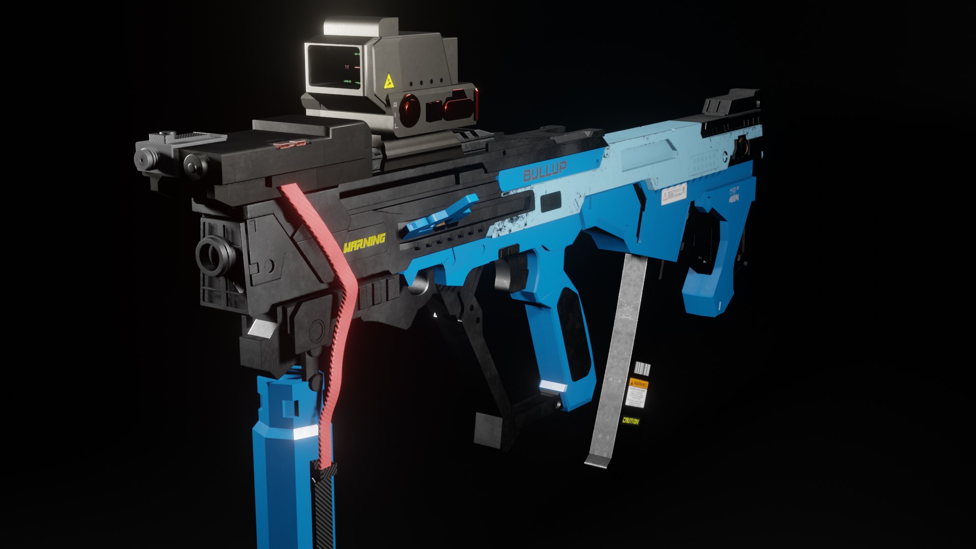 3D Model AUG A3 MECH - TurboSquid 1876296