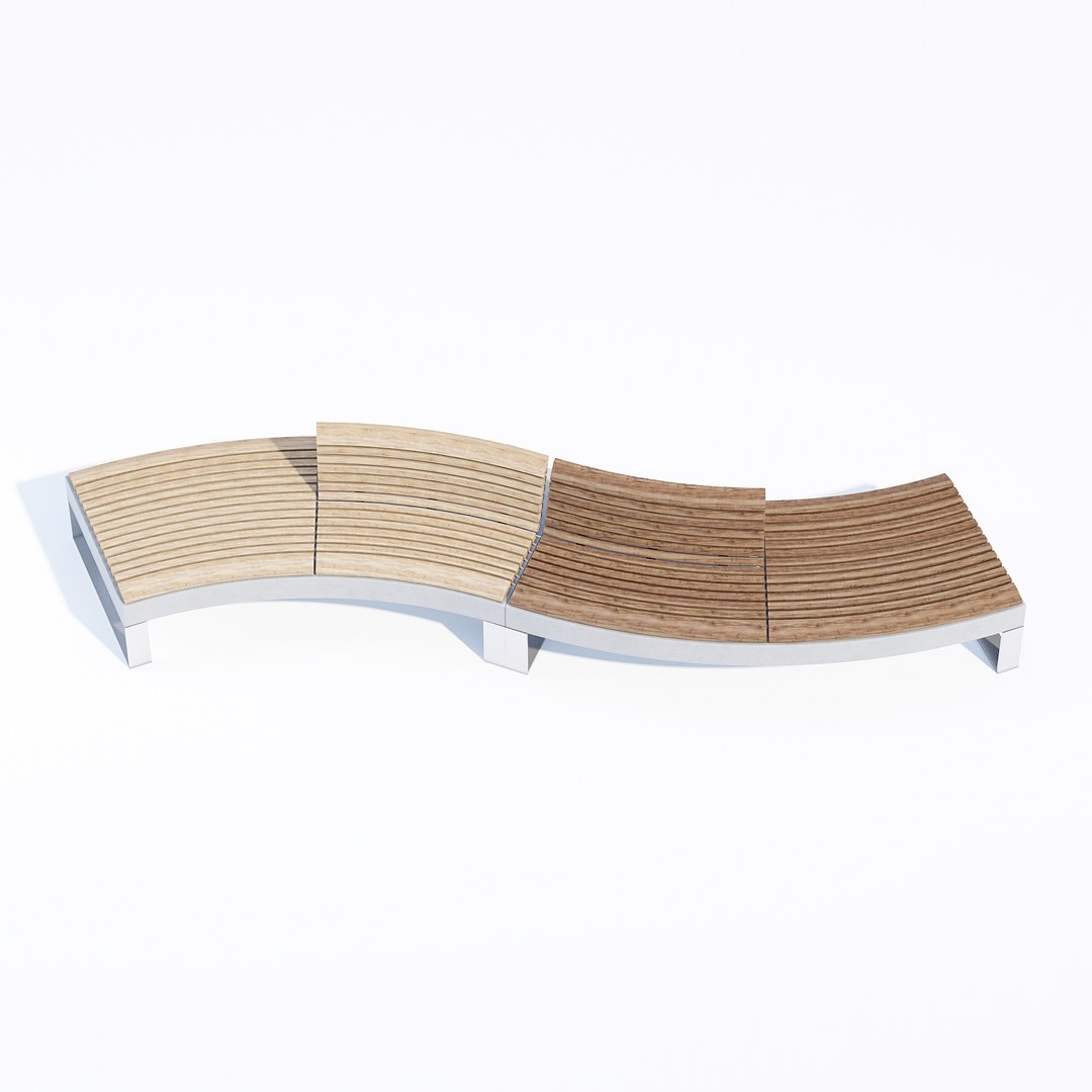 Bench Radius Metalco 3D - TurboSquid 1501029