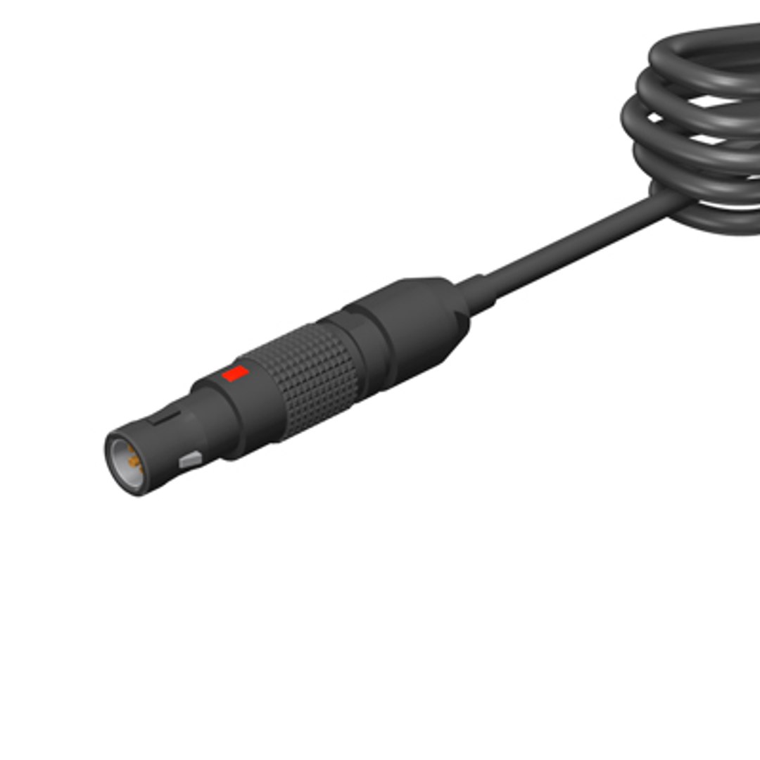 3d model cables ethernet lemo