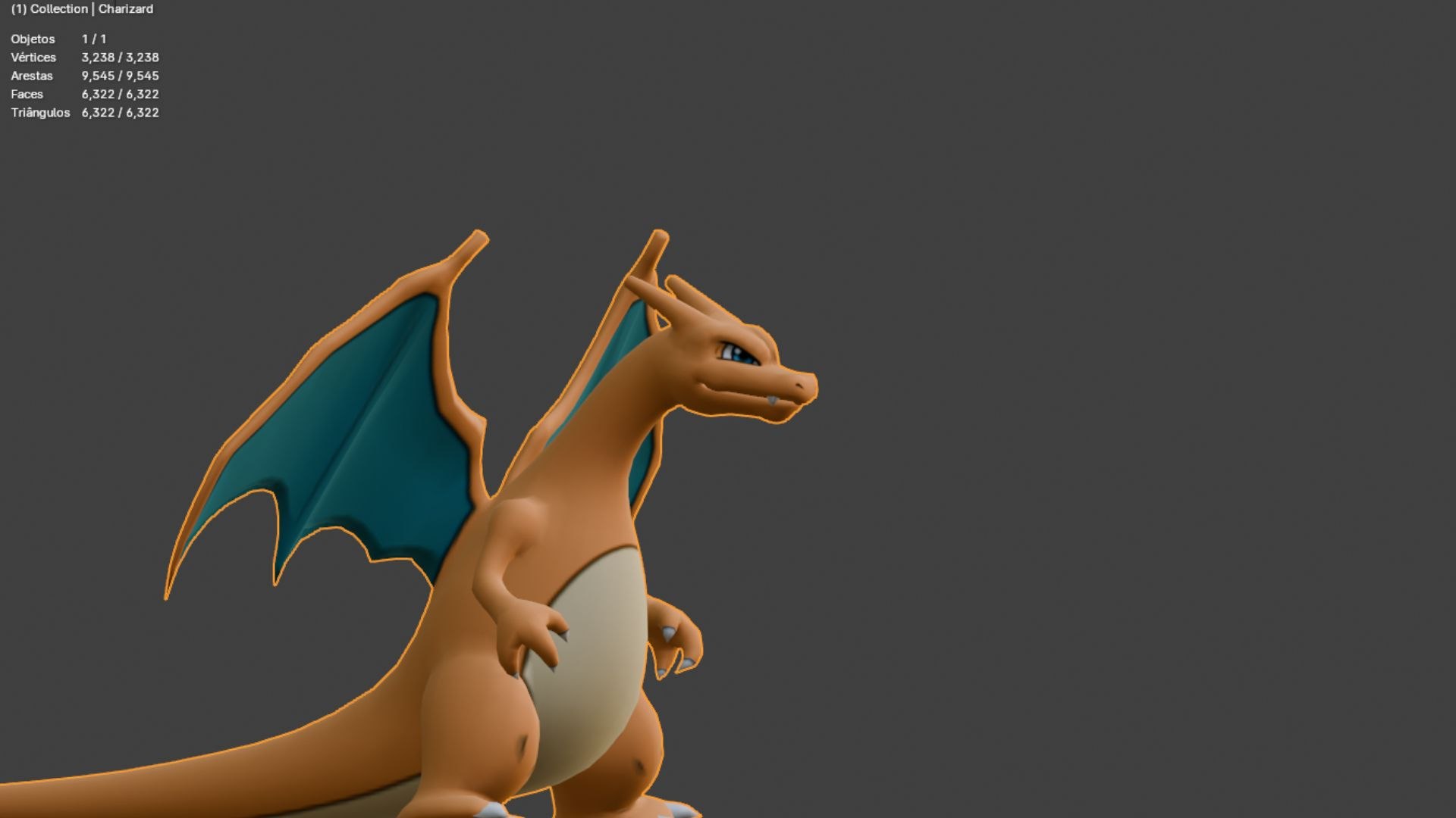 3D Model Charizard - TurboSquid 2239871