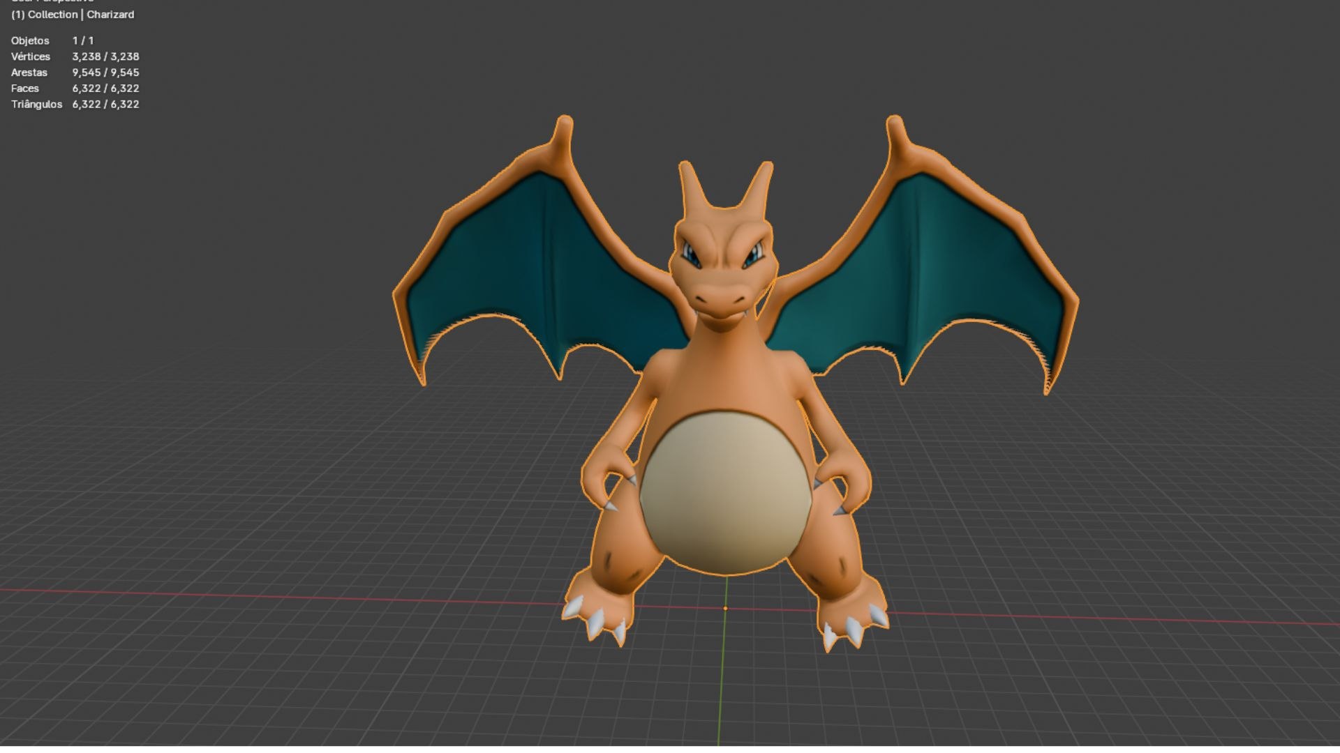 3D Model Charizard - TurboSquid 2239871