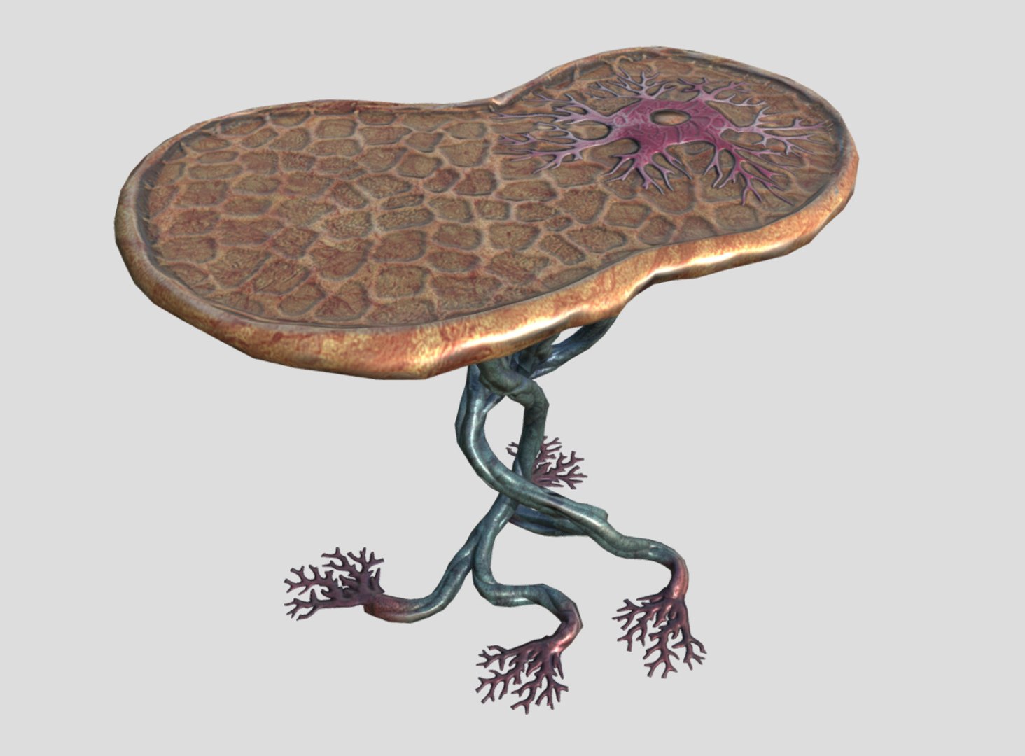 Organic Table 3D - TurboSquid 1551487