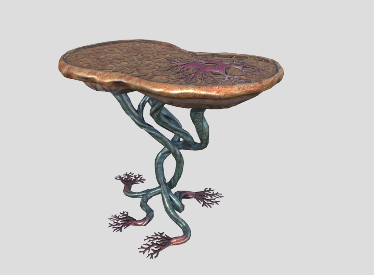 Organic Table 3D - TurboSquid 1551487