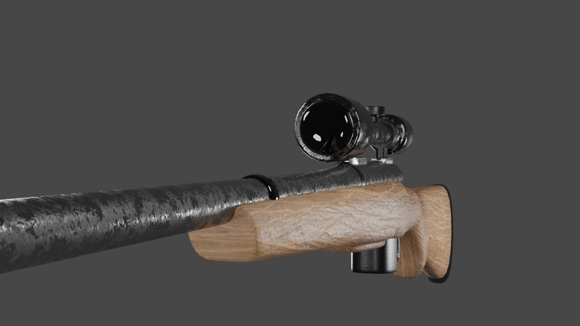 3D Model Bolt Action Rifle - TurboSquid 1972850