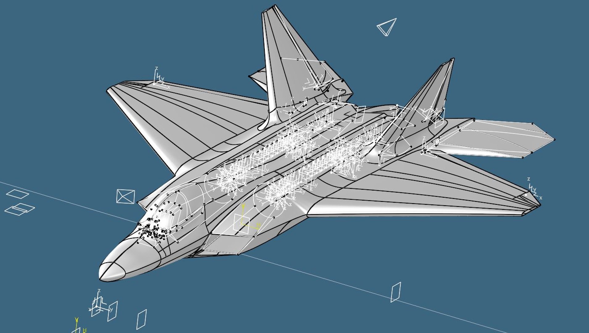 F 22 Raptor Project Low Res 3D Model - TurboSquid 1979659