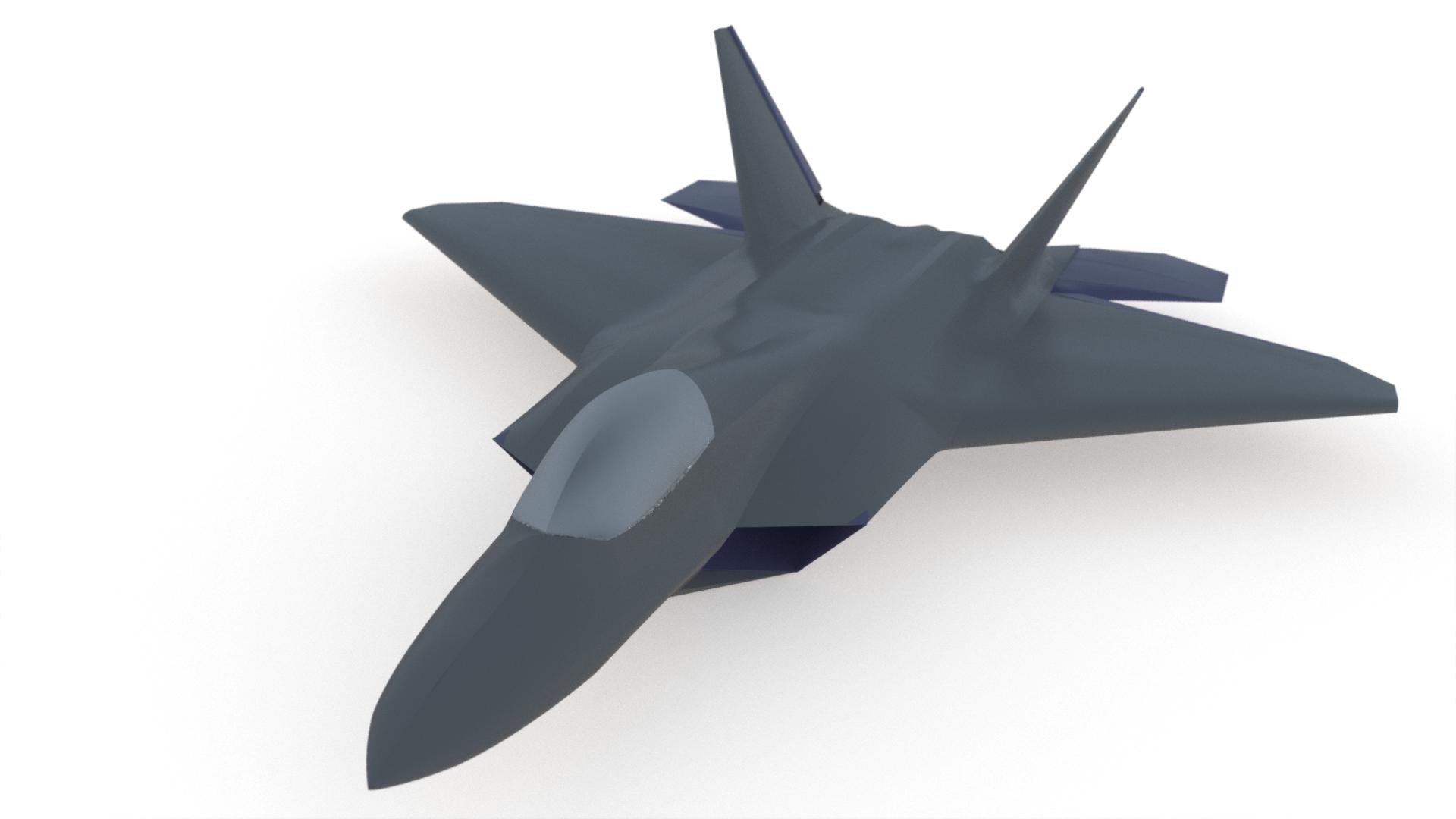 F 22 Raptor Project Low Res 3D Model - TurboSquid 1979659