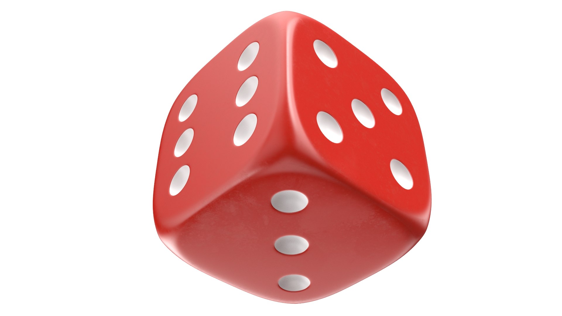 3D Red Dice - TurboSquid 1787554