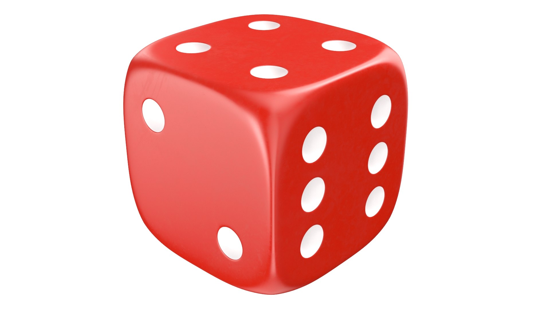 3D Red Dice - TurboSquid 1787554