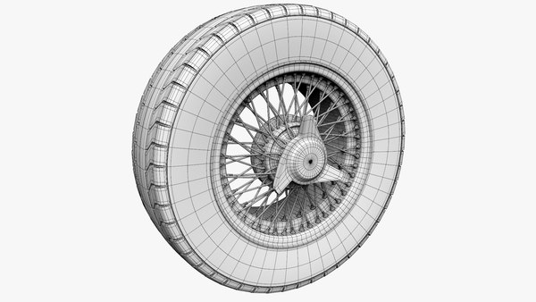 Vintage wire wheel 3D - TurboSquid 1570259