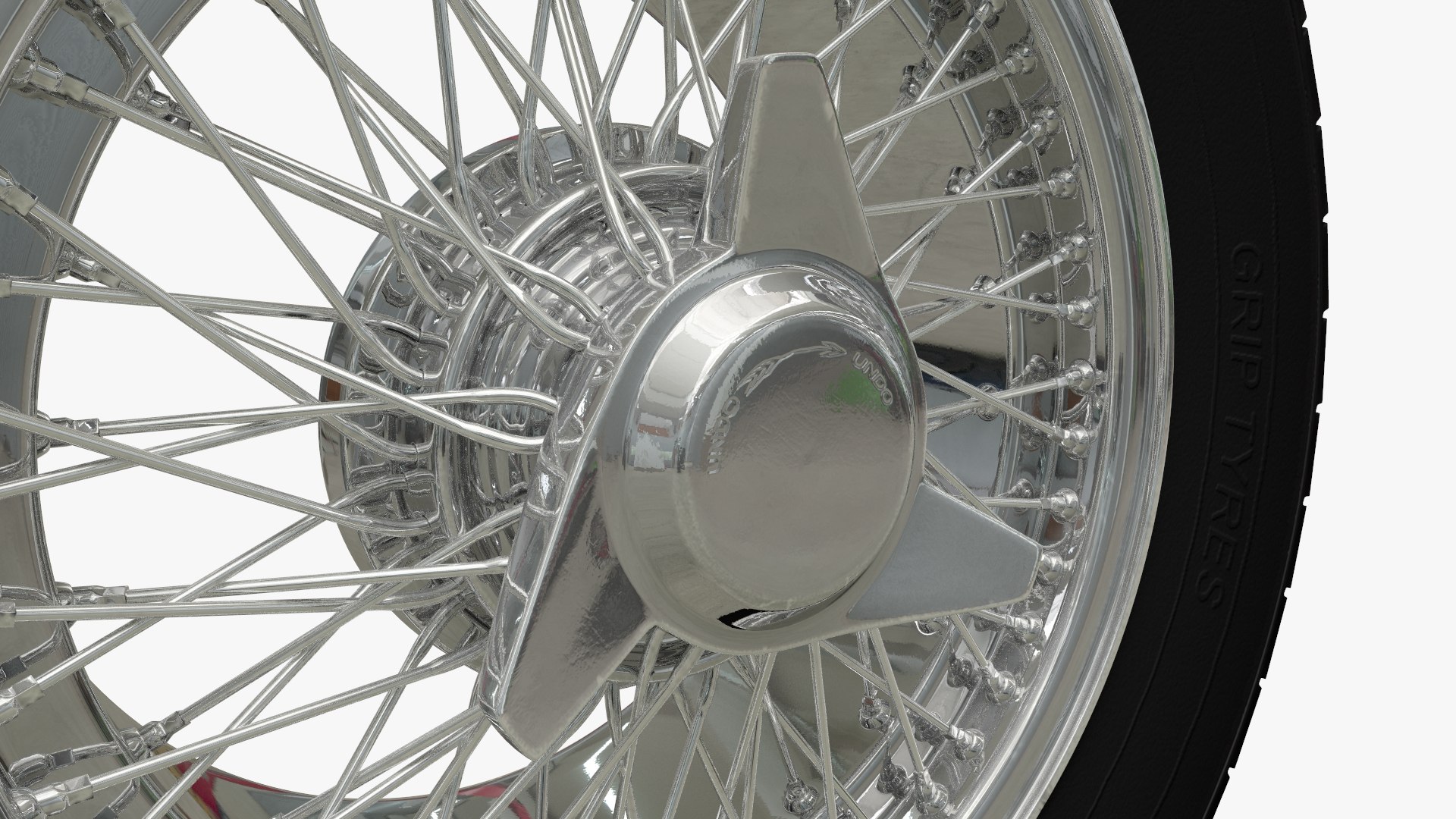 Vintage Wire Wheel 3D - TurboSquid 1570259