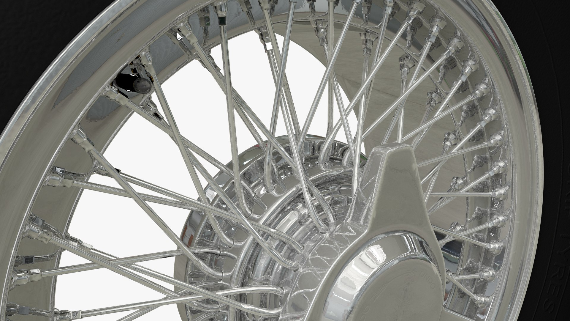 Vintage Wire Wheel 3D - TurboSquid 1570259