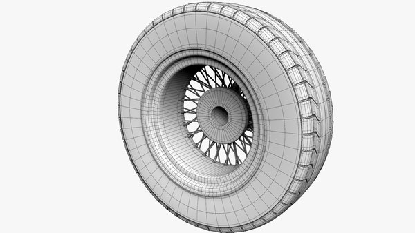 Vintage wire wheel 3D - TurboSquid 1570259