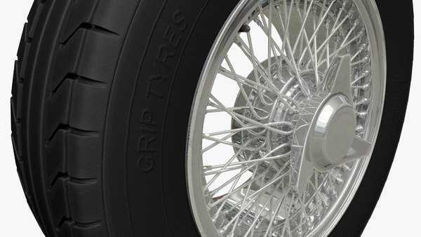 Vintage wire wheel 3D - TurboSquid 1570259