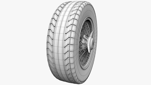 Vintage wire wheel 3D - TurboSquid 1570259