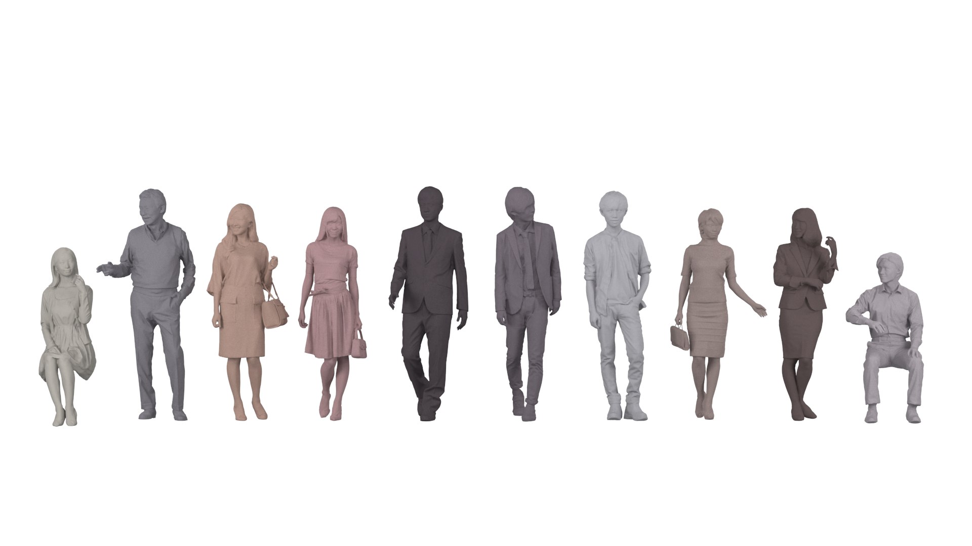 Posed 3D-Woman-077-Yui Model - TurboSquid 1938156