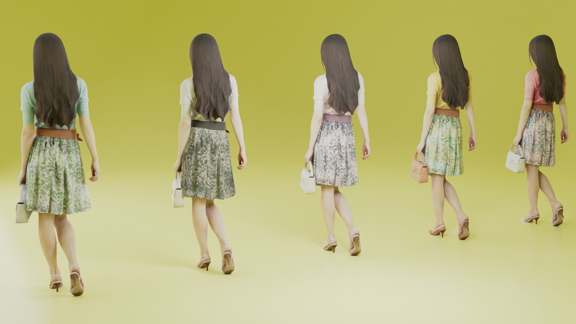 Posed 3D-Woman-077-Yui Model - TurboSquid 1938156