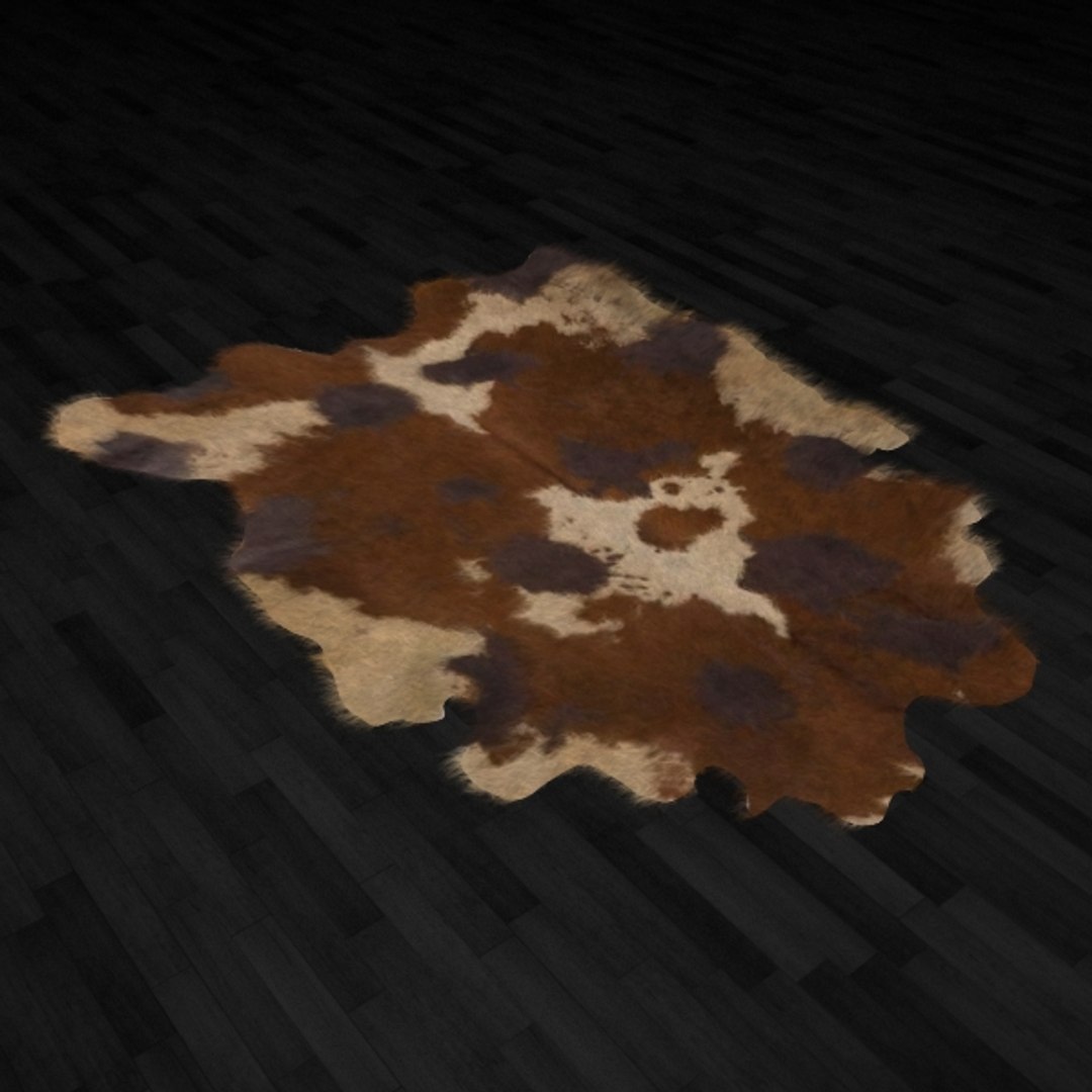 3d model fur rug skin