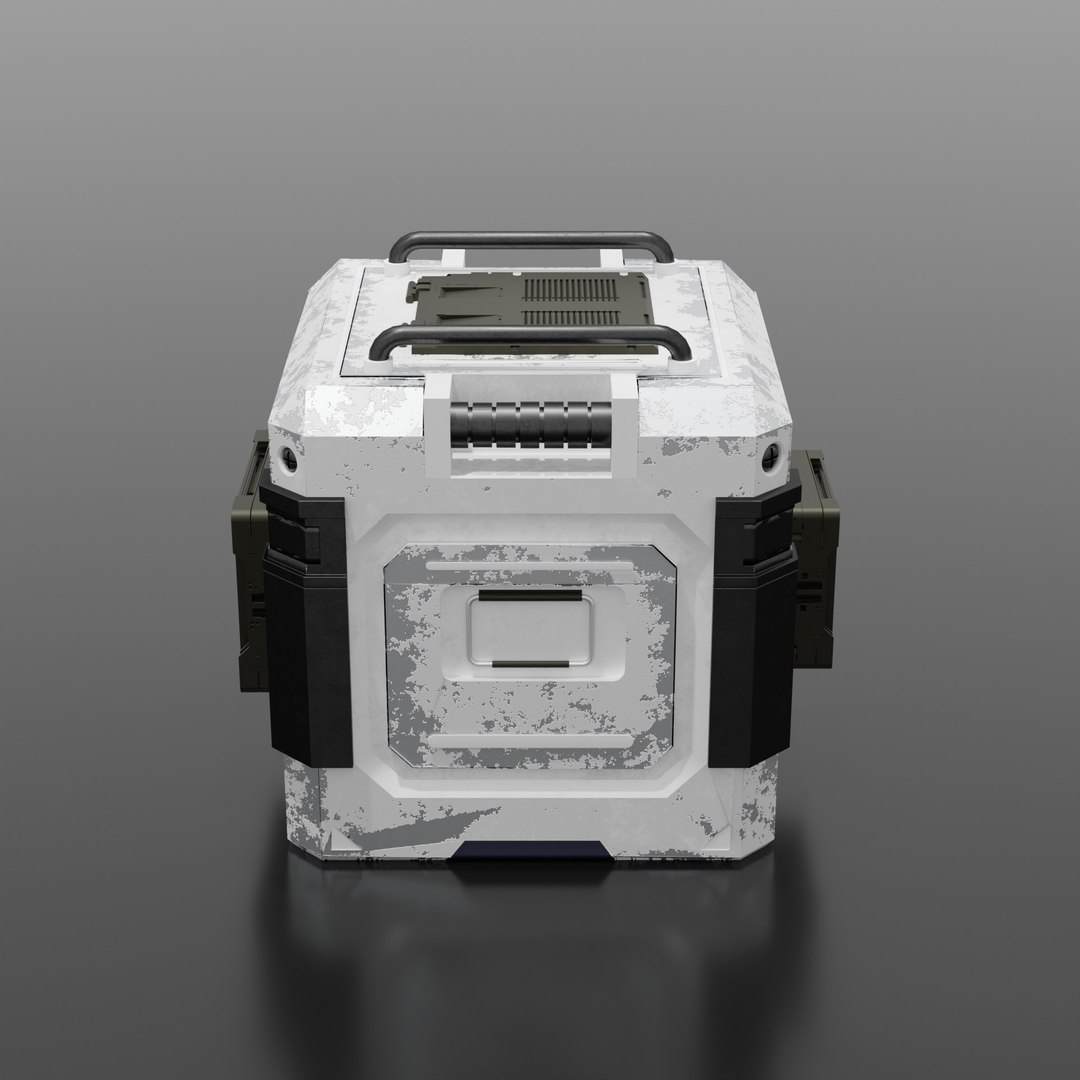Sci-Fi Box Futuristic 3D Model 3D Model - TurboSquid 2094166
