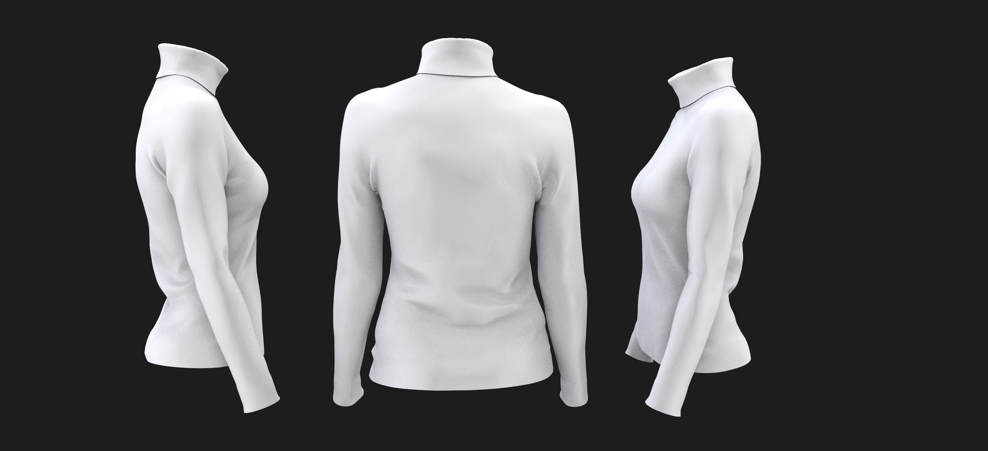 Turtleneck model - TurboSquid 1234061