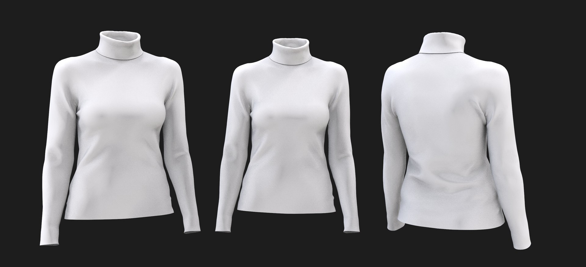 Turtleneck model - TurboSquid 1234061