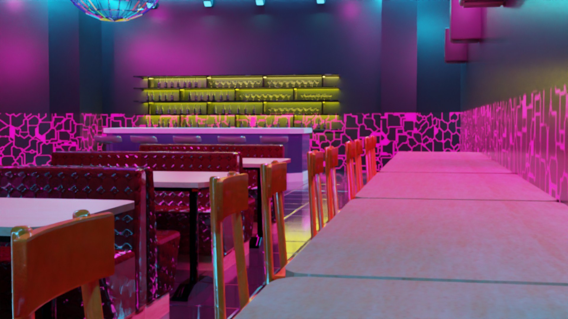 Night Club - Low Poly - Game Ready 3D Model - TurboSquid 2034708