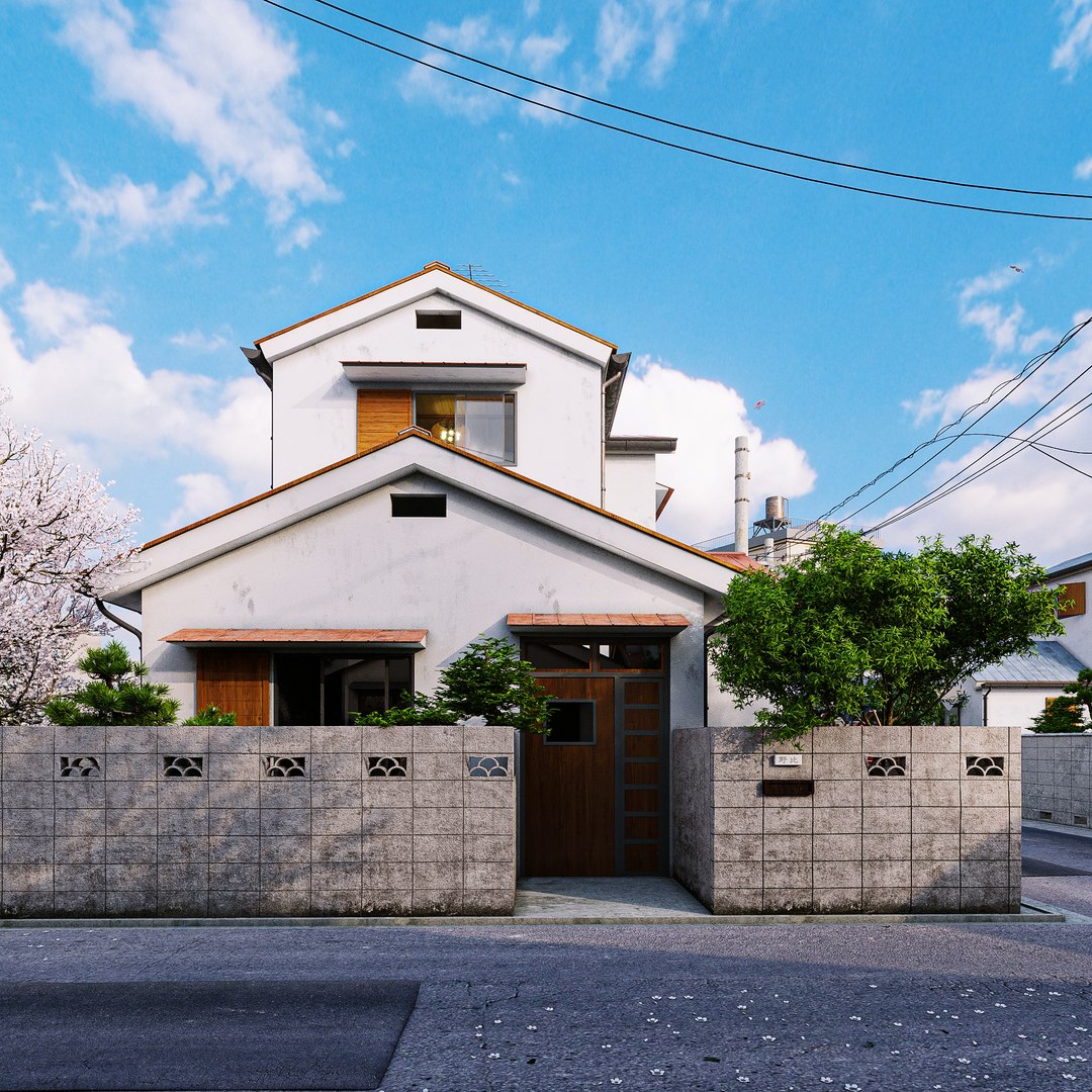 Nobita House 3D model - TurboSquid 1858409