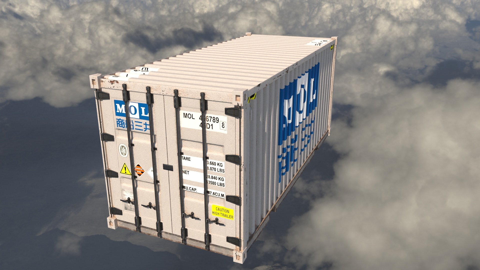 Shipping Container Mol 3D Model - TurboSquid 1494397