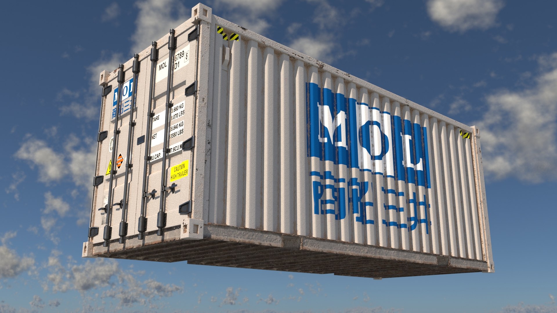 Shipping Container Mol 3D Model - TurboSquid 1494397
