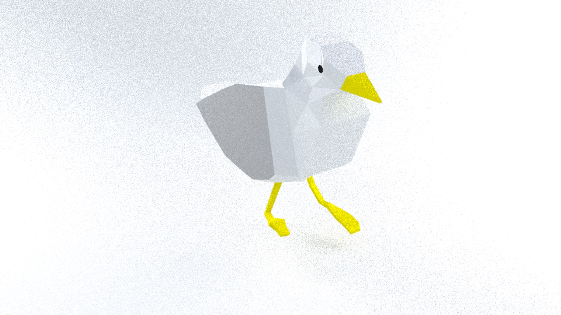 3d Model Of Seagull