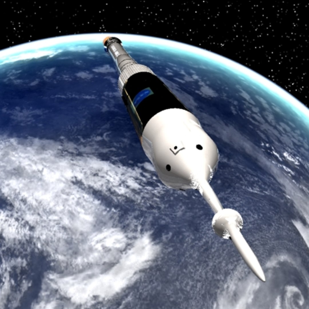 3d Model Ares Rocket