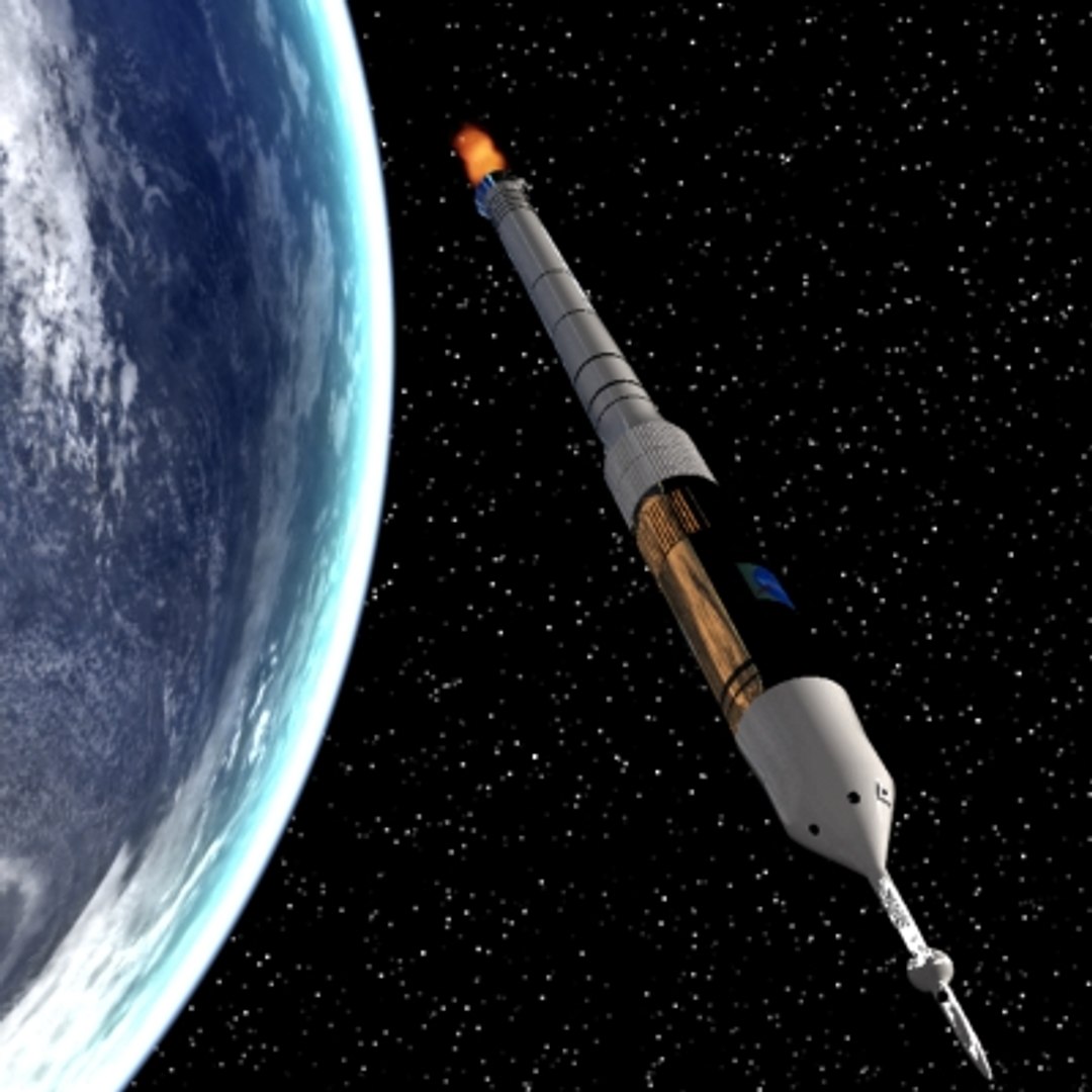 3d Model Ares Rocket