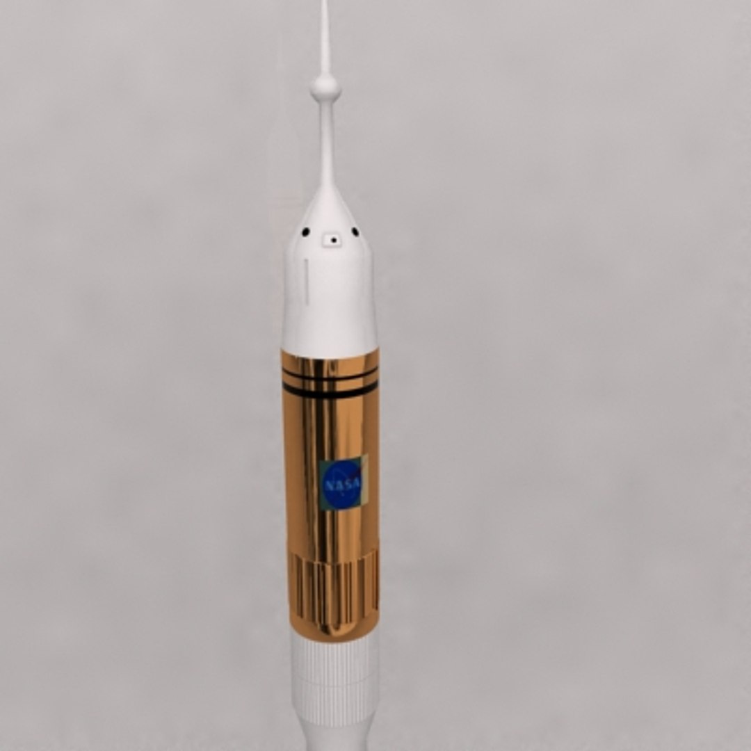 3d Model Ares Rocket