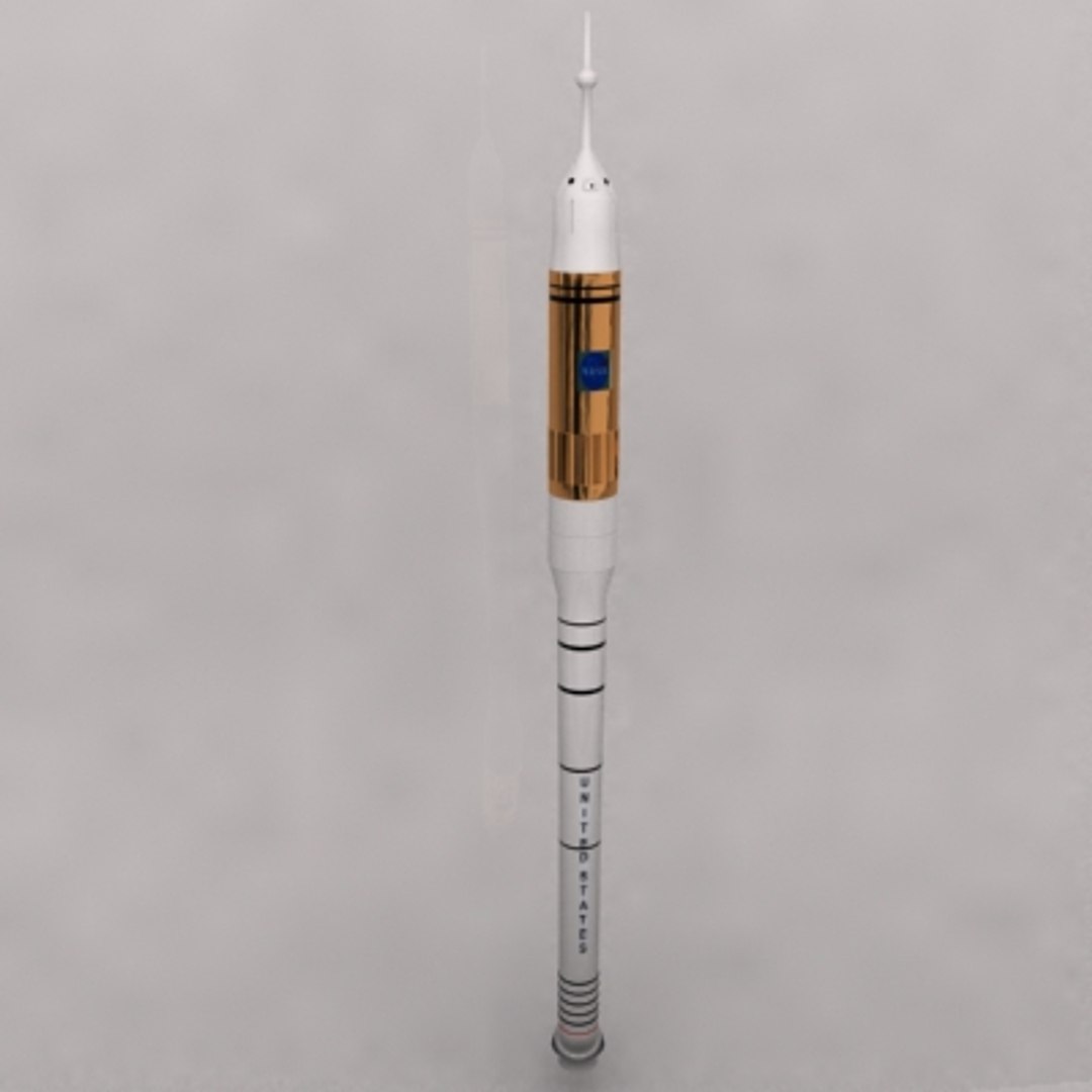 3d Model Ares Rocket