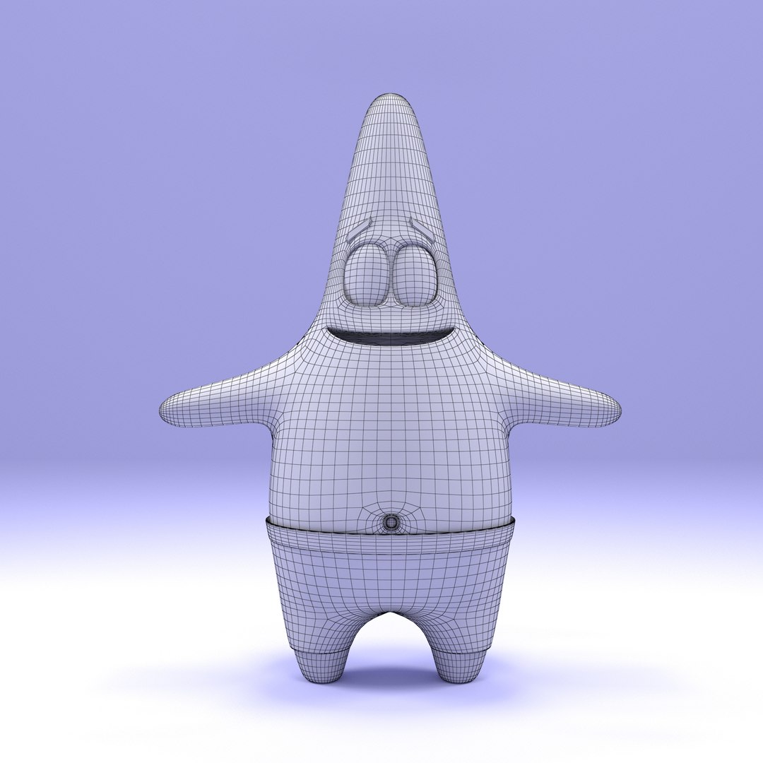 Patrick Star Spongebob 3D Model - TurboSquid 1737344