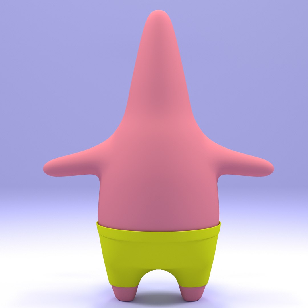 Patrick Star Spongebob 3D Model - TurboSquid 1737344