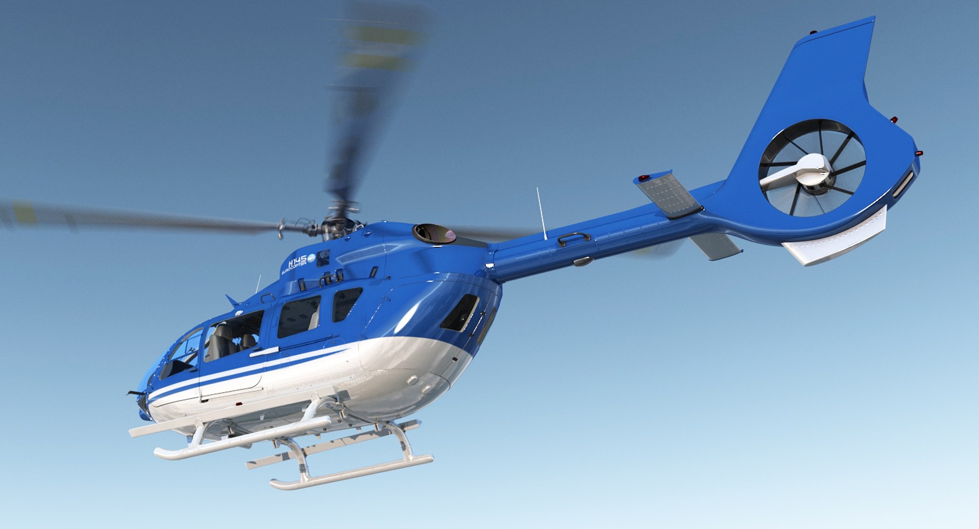 Civil Helicopter Airbus H145 3D Model - TurboSquid 1212098