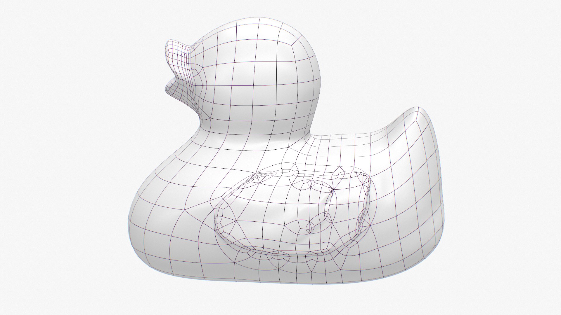 3D Model Rubber Duck Blue - TurboSquid 1863045
