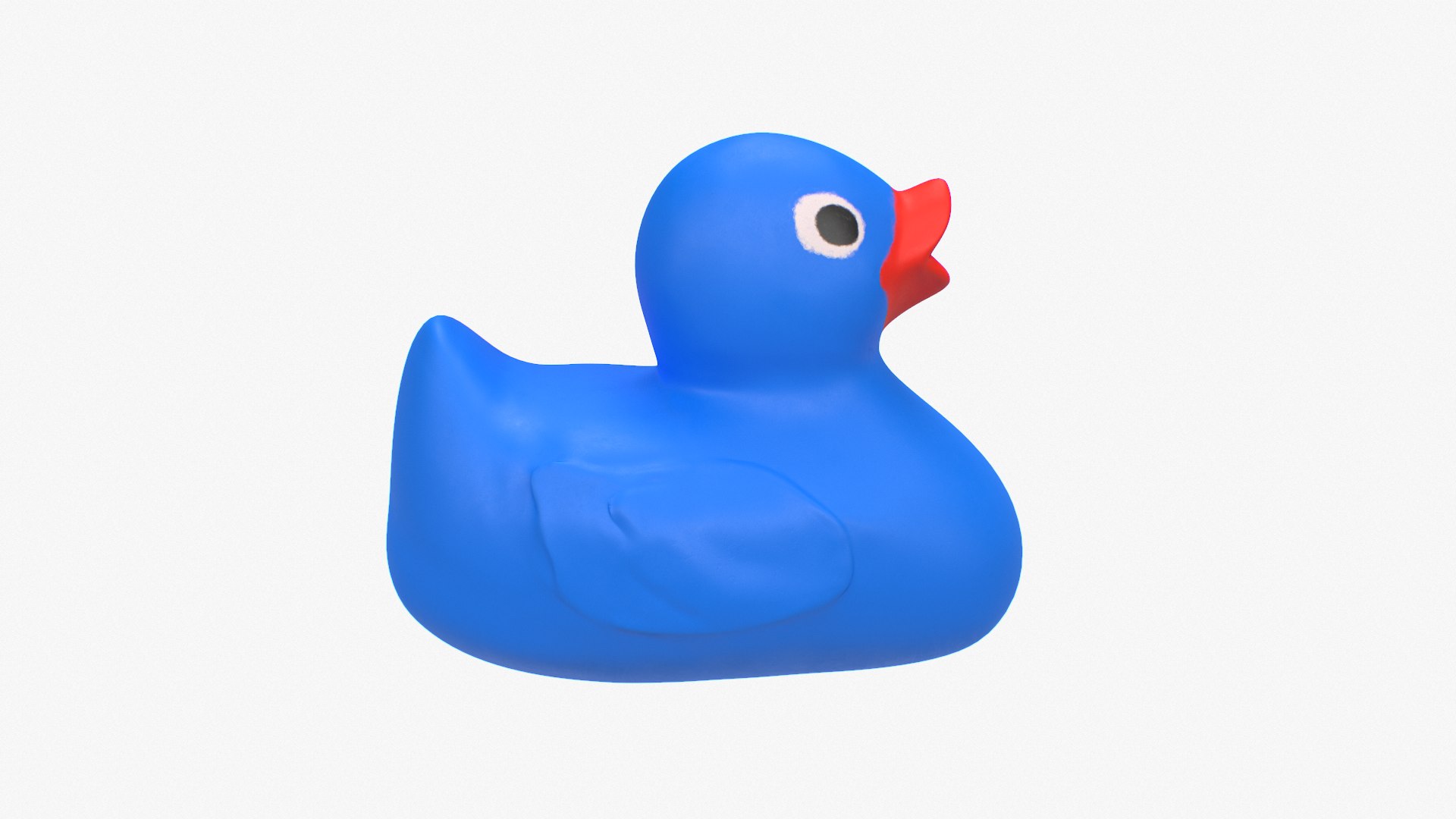 3D Model Rubber Duck Blue - TurboSquid 1863045
