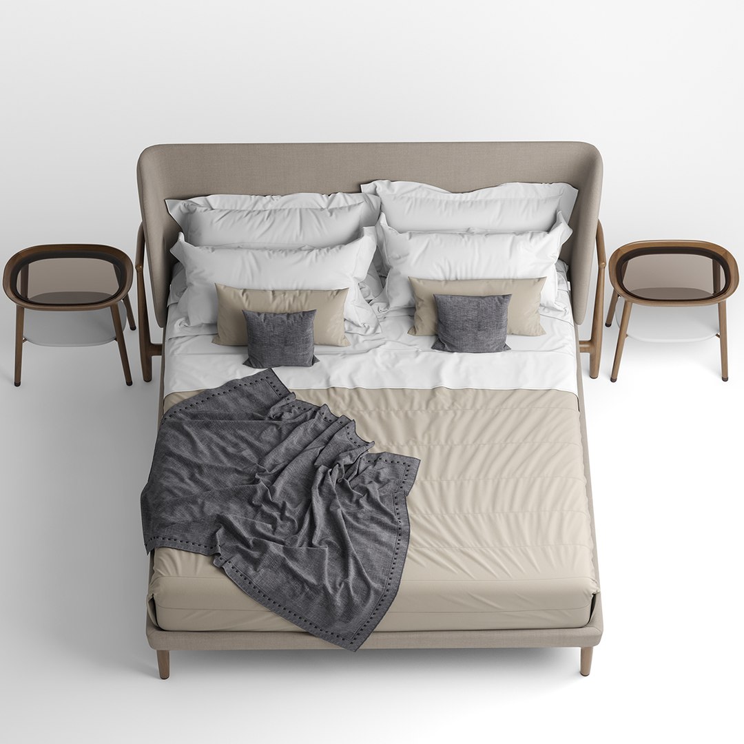 Bed model - TurboSquid 1289856