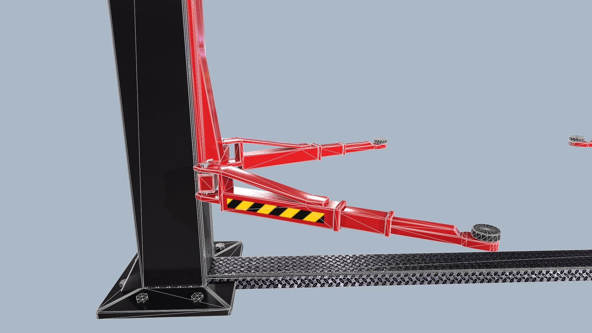 Car Lift Post 3D Model - TurboSquid 1709296