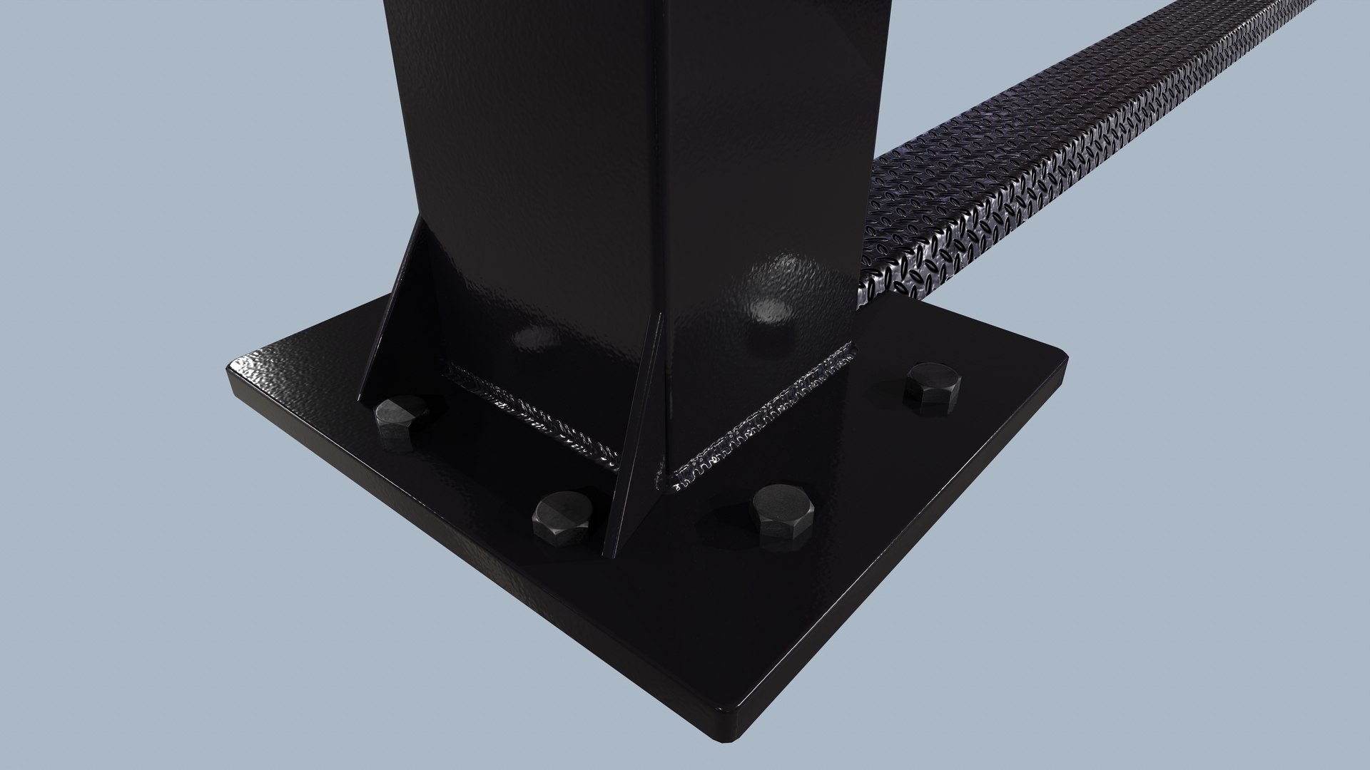 Car Lift Post 3D Model - TurboSquid 1709296