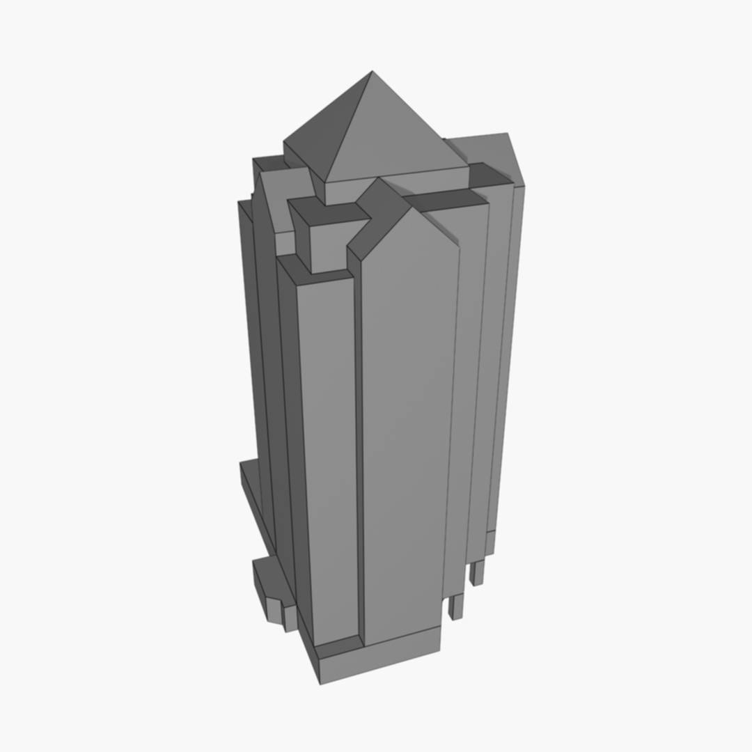 3d model utah skyscraper building