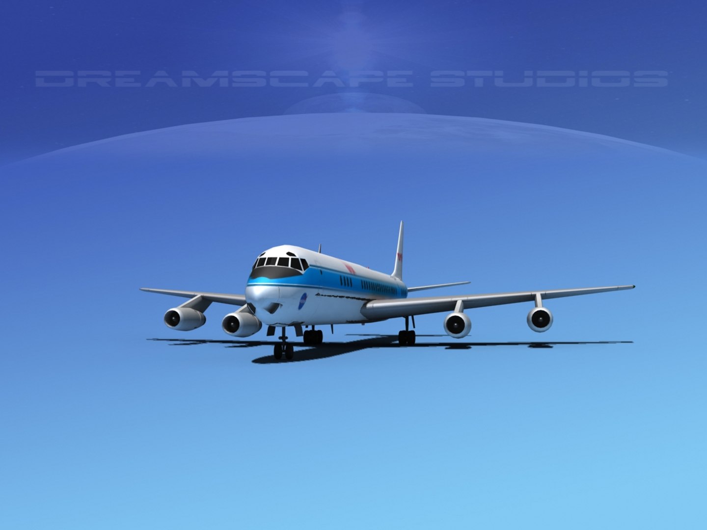 Douglas Dc-8 3d Model