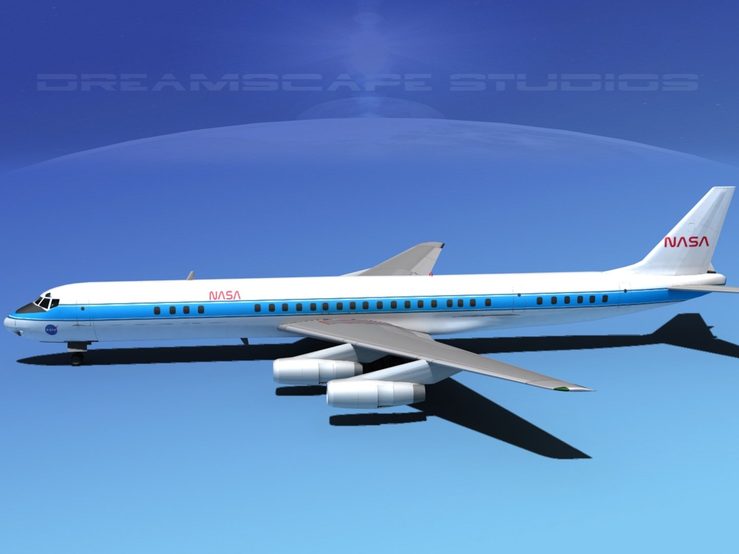 Douglas Dc-8 3d Model