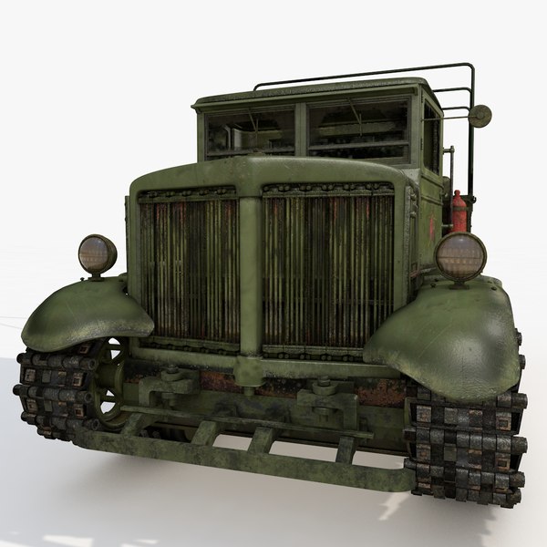 cinema4d tractor ussr voroshilovets