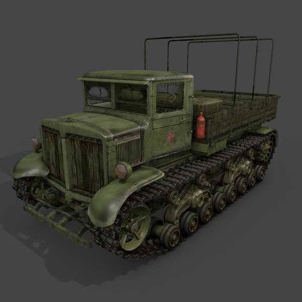 cinema4d tractor ussr voroshilovets
