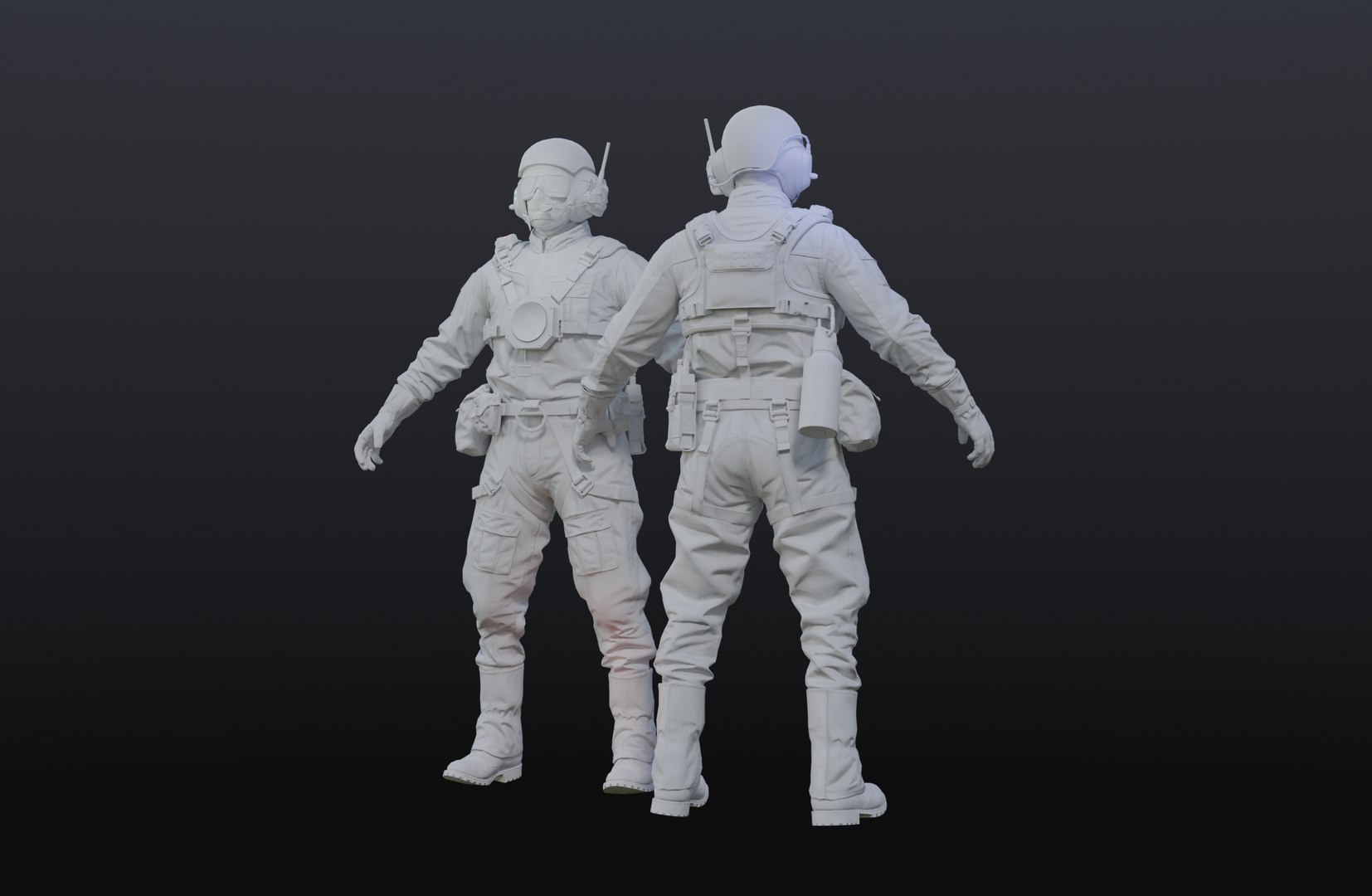 Fighter Special Forces 3D Model - TurboSquid 1708281